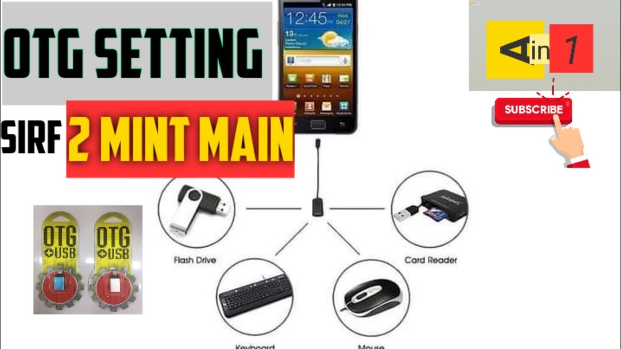 mobile Otg setting in 2 only🤯!all in one27 - YouTube