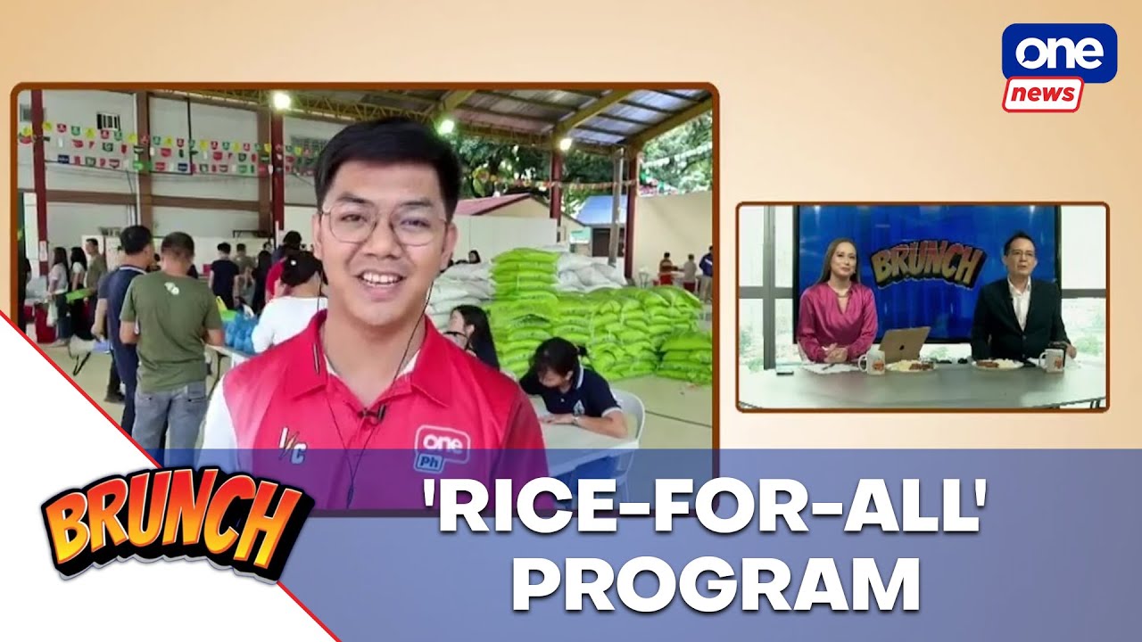 Brunch | DA rolls out 'Rice-for-All' program - YouTube