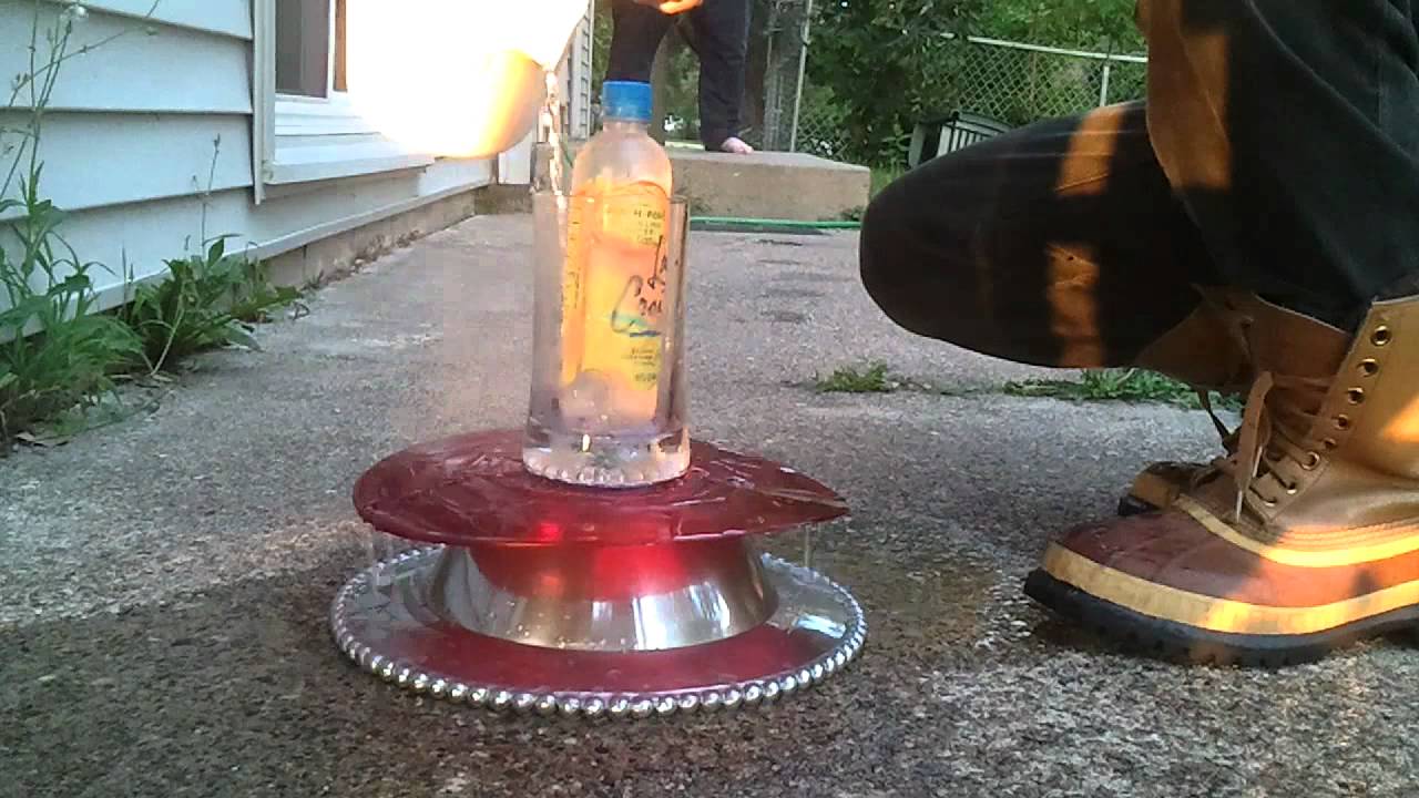 melting a vinyl record attempt 1 DIY - YouTube