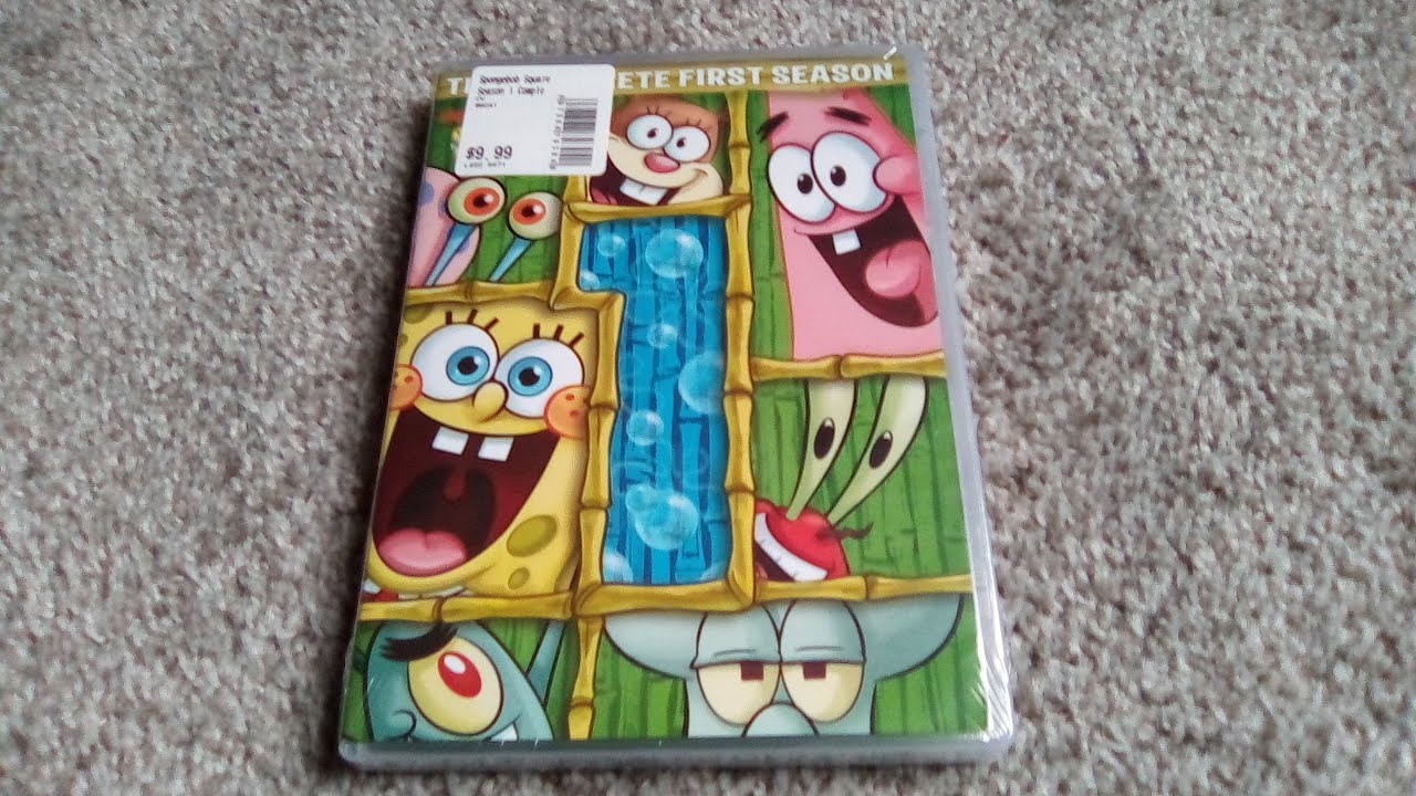 Spongebob Squarepants The Complete First Season Dvd Unboxing - YouTube