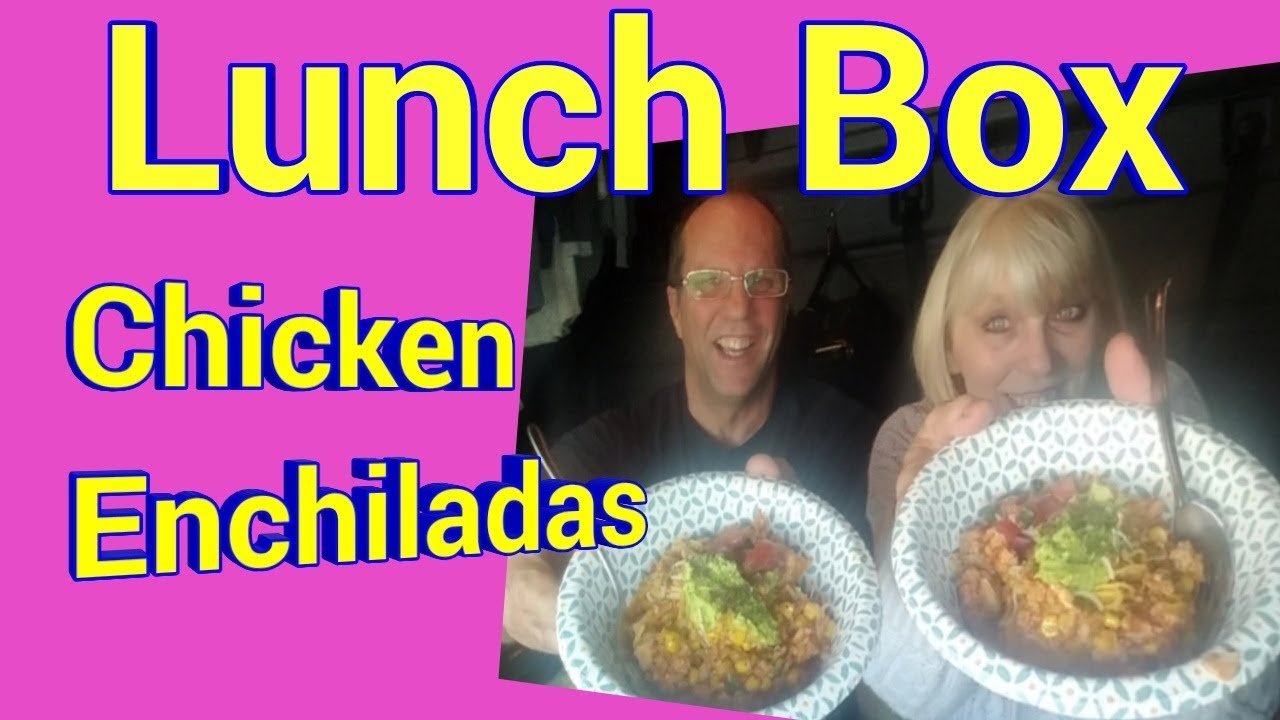 Lunch box chicken enchilada recipe/ roadpro 12 volt oven recipe - YouTube