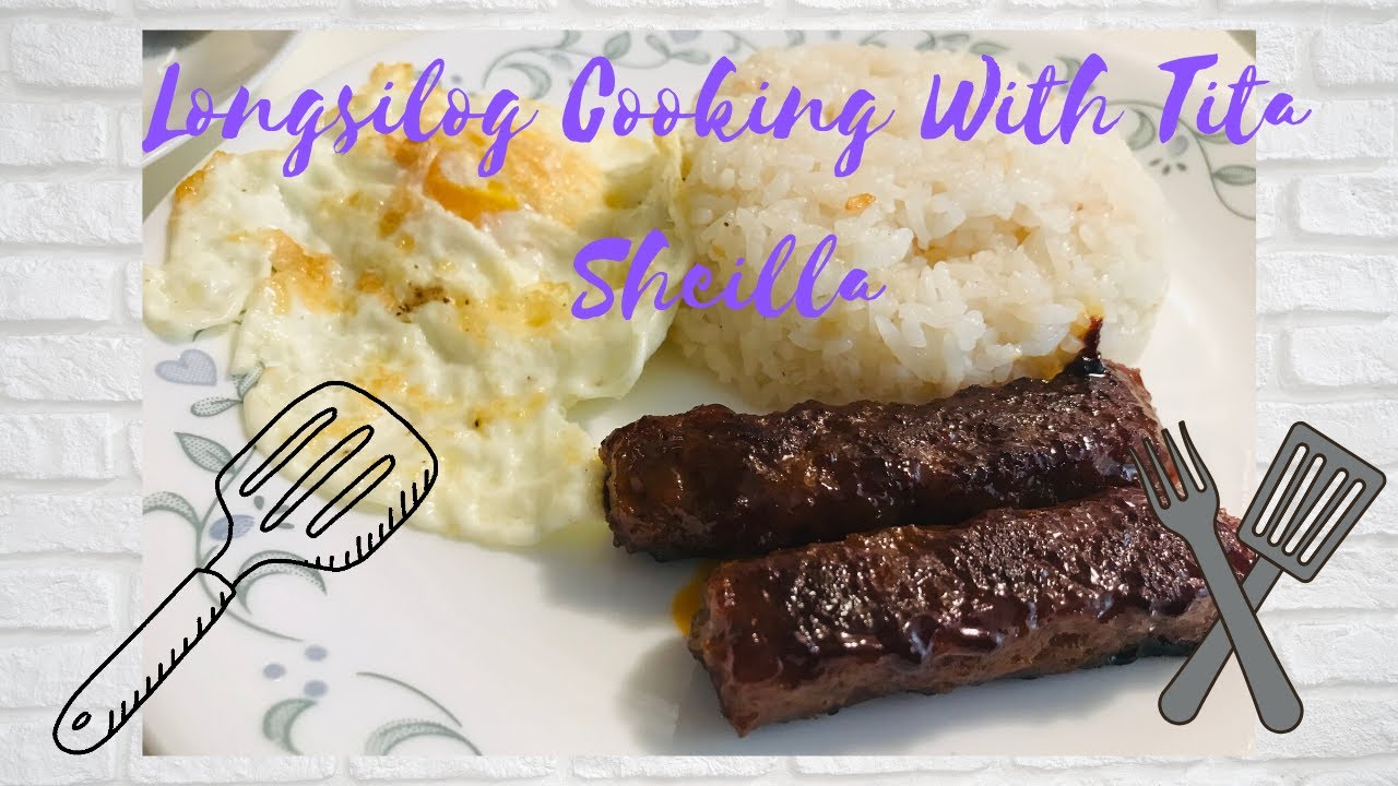 Vlog #6 | Longsilog Cooking Review With Tita Sheilla - YouTube