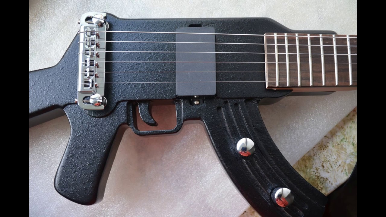 Guitar Gun AK 47 - YouTube