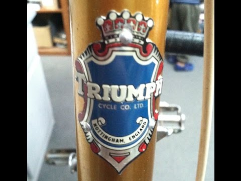 Triumph Vintage Bicycle - YouTube