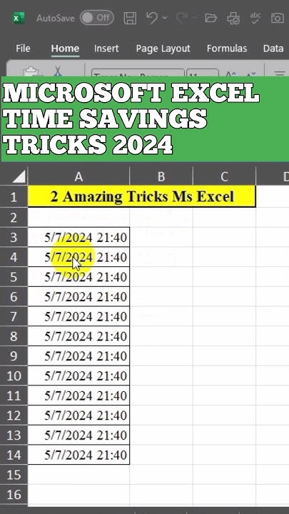 Microsoft Excel time saving tricks 🔥🔥 don't forget this video #shorts #shortsfeed #exceltips # ...