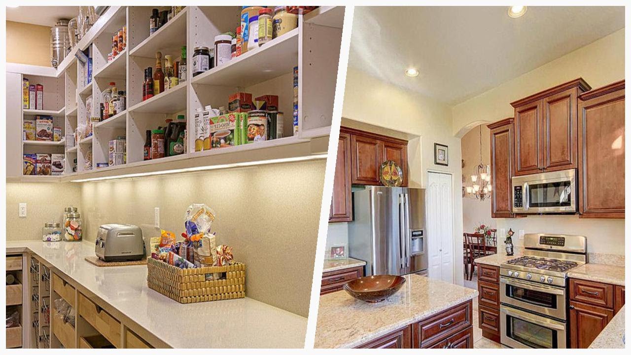 75 Beautiful Kitchen Pantry With Beige Backsplash Design Ideas # 1426 ...
