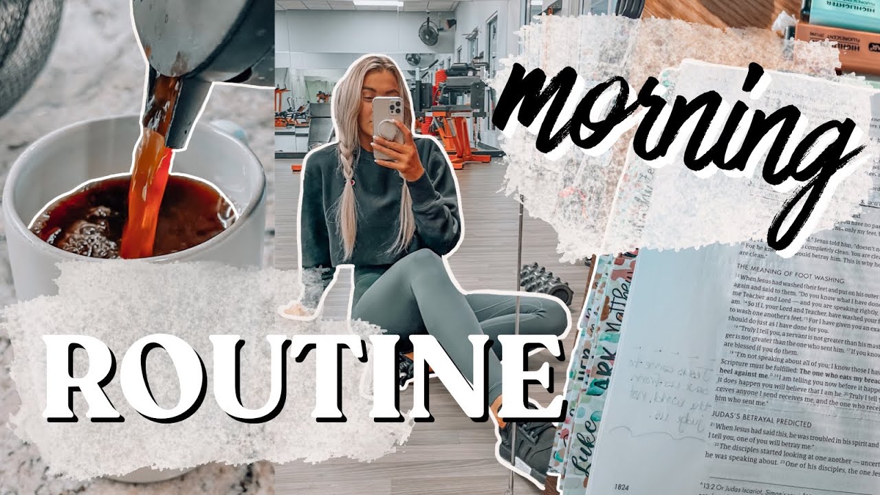 my productive morning routine - YouTube