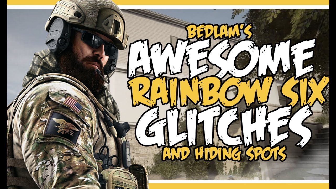 Rainbow Six Siege | AWESOME GLITCHES AND HIDING SPOTS | RAINBOW SIX ...