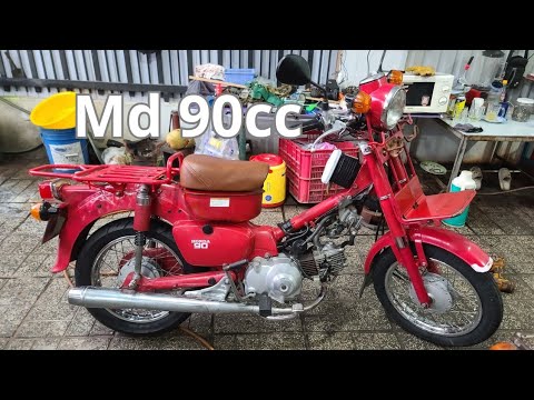 Xe Md 90cc sau 3 ngày rã phụ tùng - YouTube