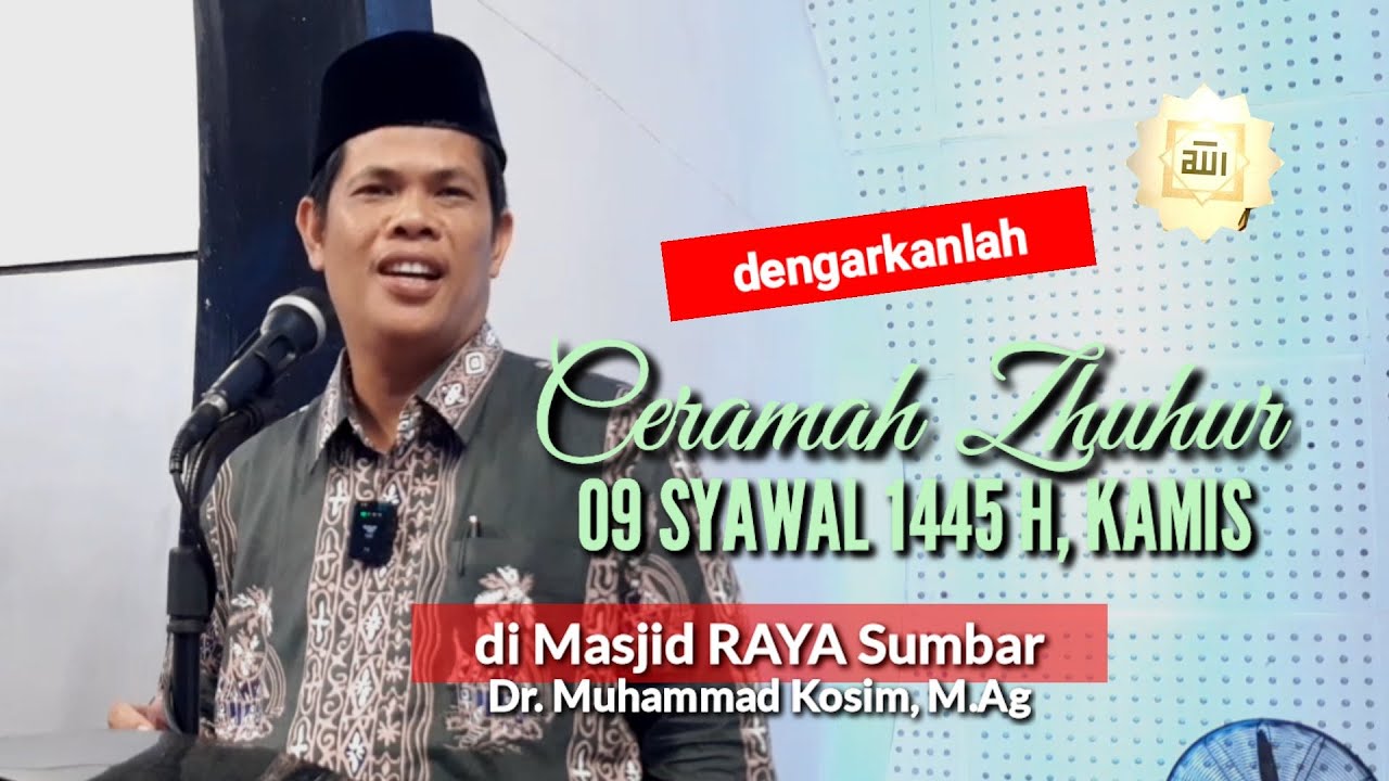 🔴 4 (Empat) Type Anak dalam al Qur'an [New] Dr. Muhammad Kosim, MA | Kamis, 18 April 2024 - YouTube