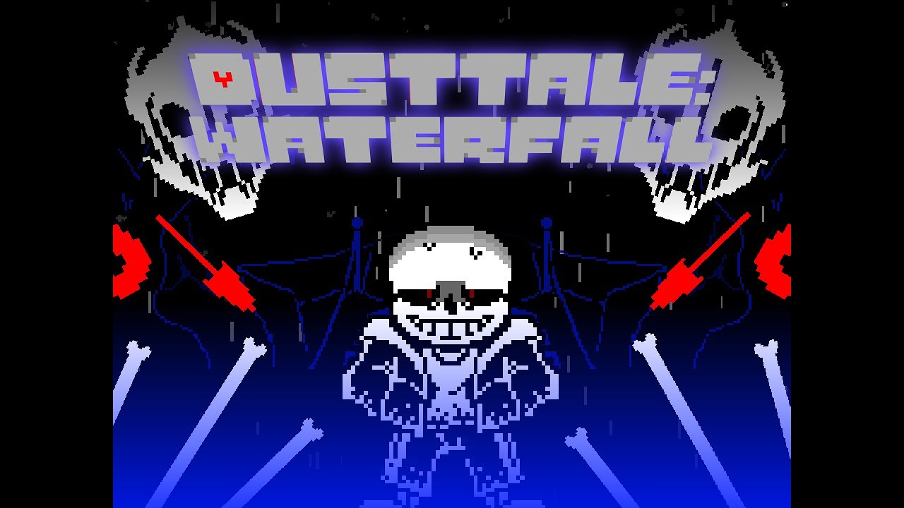 Dusttale sans fight: waterfall encounter. - YouTube
