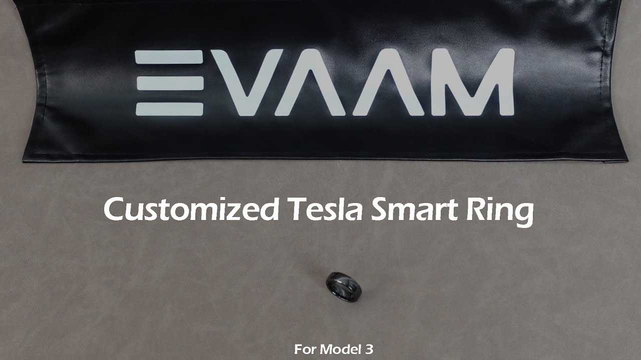 Tesla Customized Tesla Smart Ring for Model 3 Accessories - YouTube