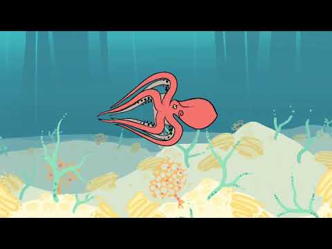 Octopus swim cycle animation - Sheridan College - YouTube