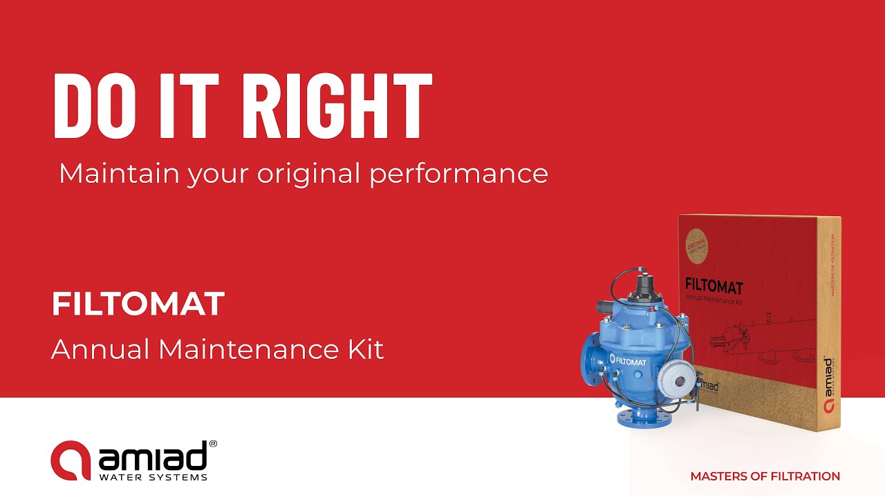 Filtomat M100 Bell Annual Maintenance Kit - YouTube