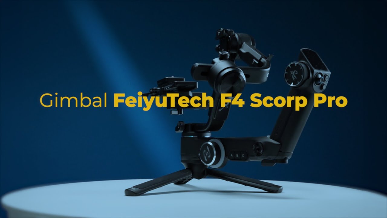Prezentacja zaawansowanego gimbala FeiyuTech F4 Scorp Pro - YouTube
