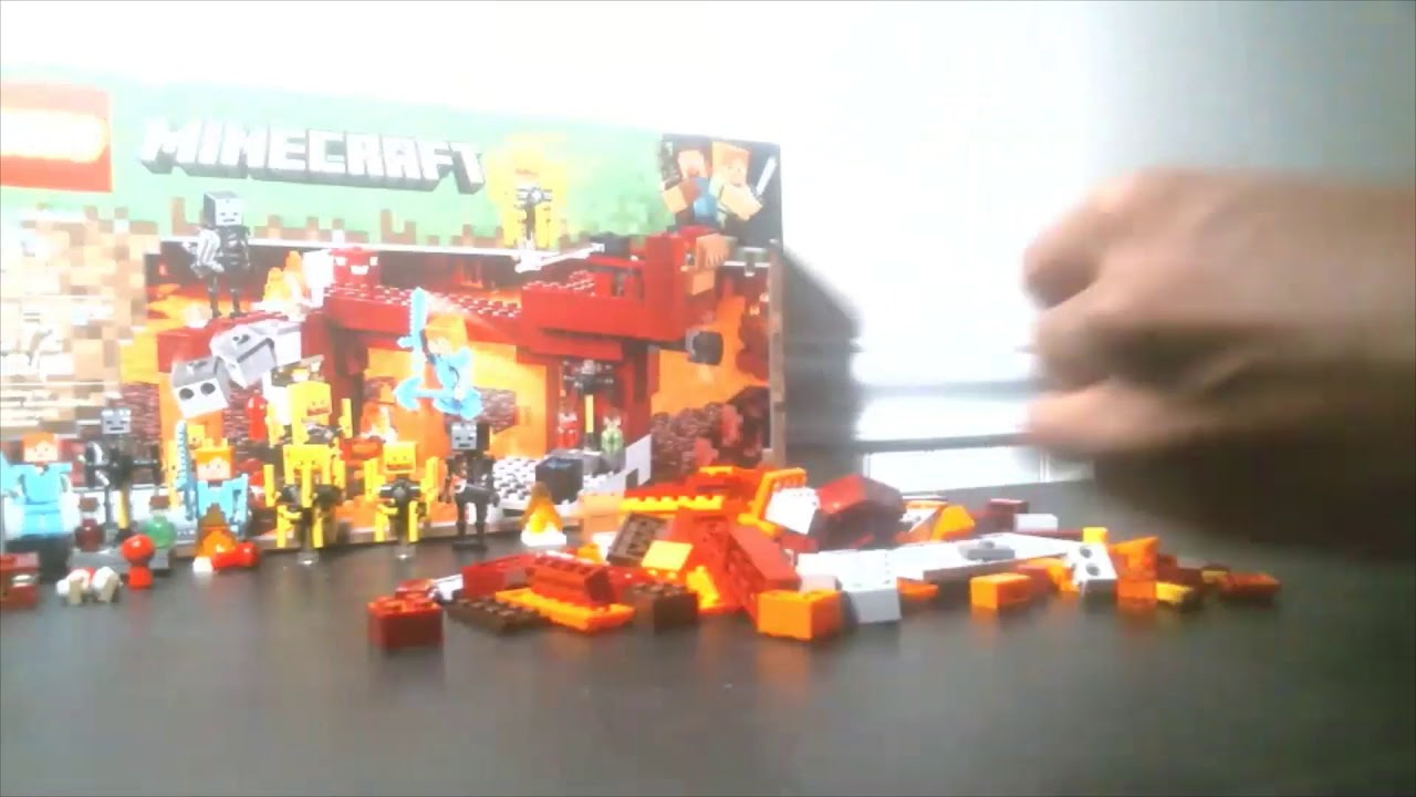 Lego Minecraft: Blaze Bridge Speed Build - YouTube