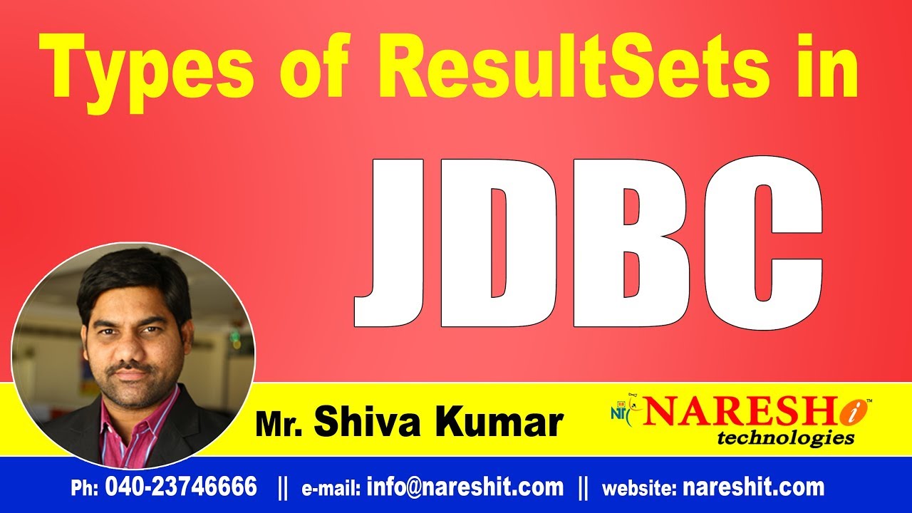 JDBC Tutorials | What are the Types of ResultSets | Advanced Java | Mr ...
