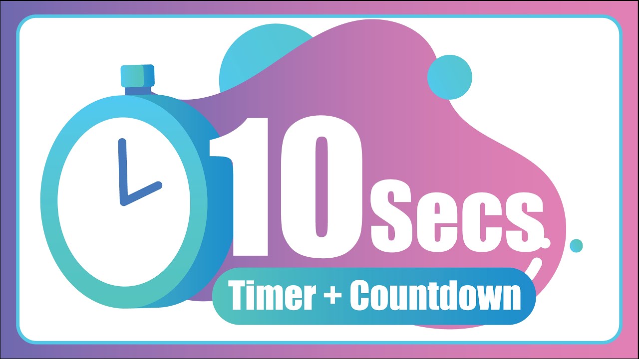 10 Seconds countdown Timer ⏱ with Alarm 🚨 (The Moments) - YouTube