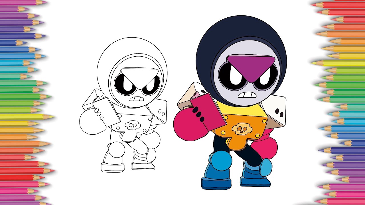 How to draw New Brawler Meeple - Brawl Stars New Season Step by Step ...