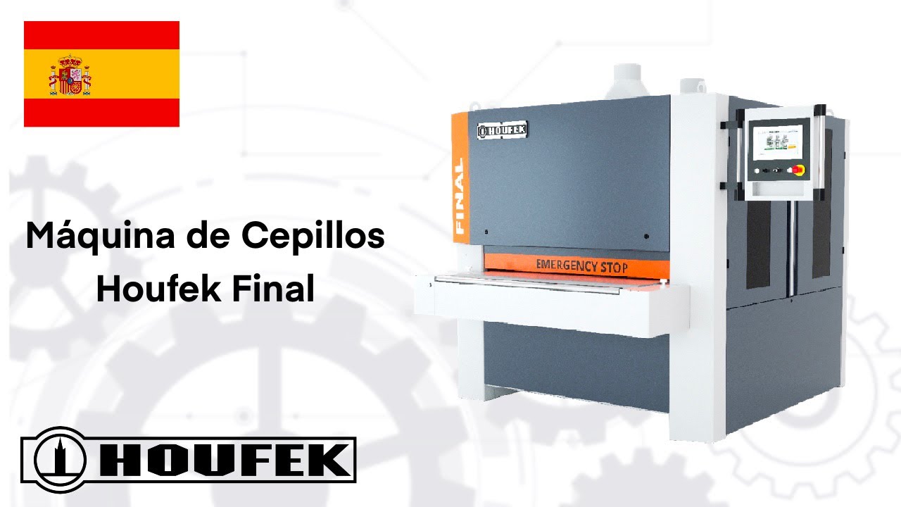 Máquina de Cepillos Houfek Final - YouTube