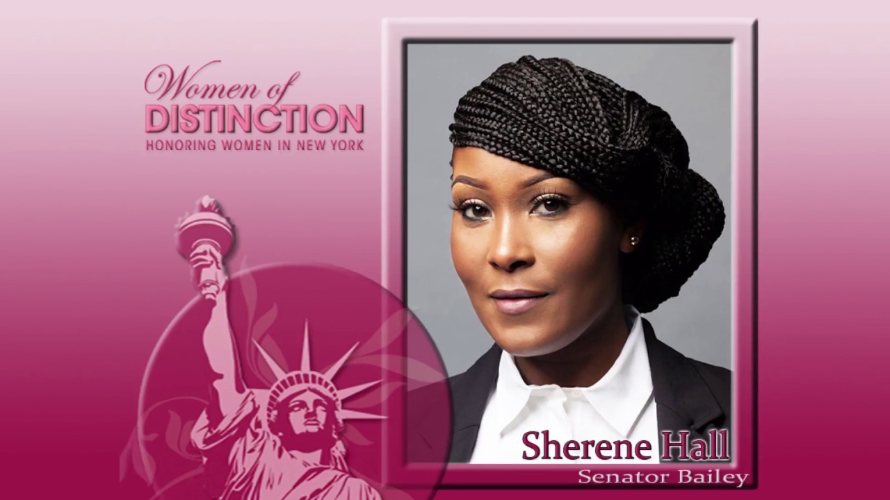 Sherene Hall - Senator Bailey's Woman of Distinction - YouTube