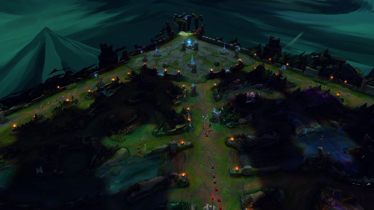 League of Legends Video Background of Summoner Rift - YouTube