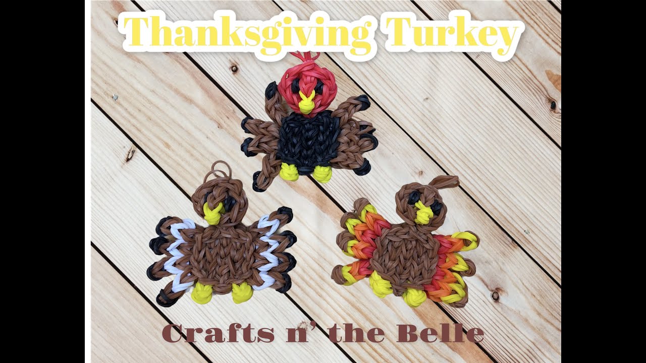 Rainbow Loom Thanksgiving Turkey - YouTube