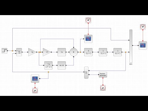 Regulator PID - symulacja - Scilab - YouTube