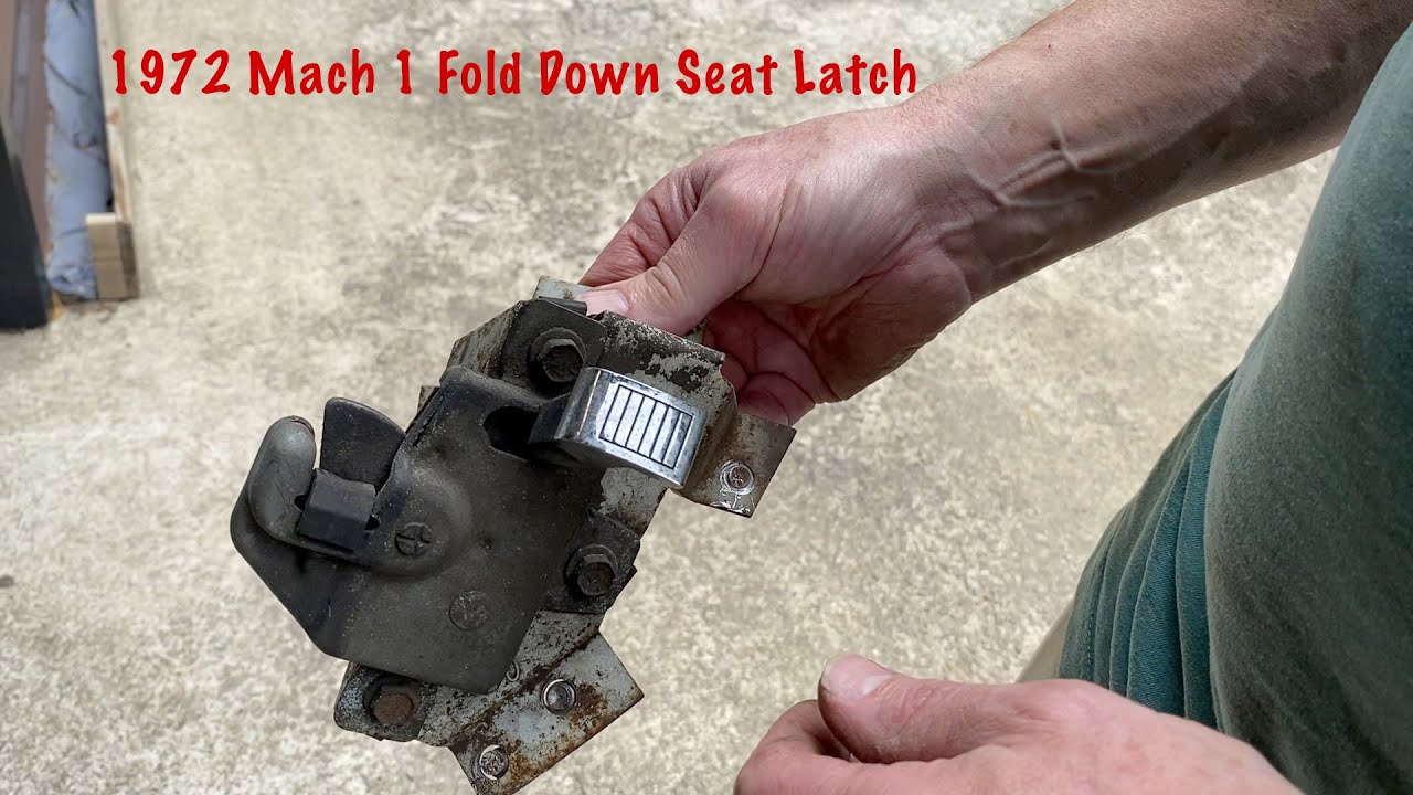 Installing Fold Down Rear Door and Back Seat Latch For A 1972 For ...