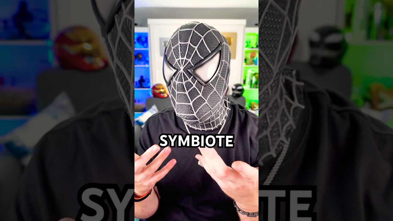 World’s Most Realistic Spider-Man SYMBIOTE Mask - YouTube
