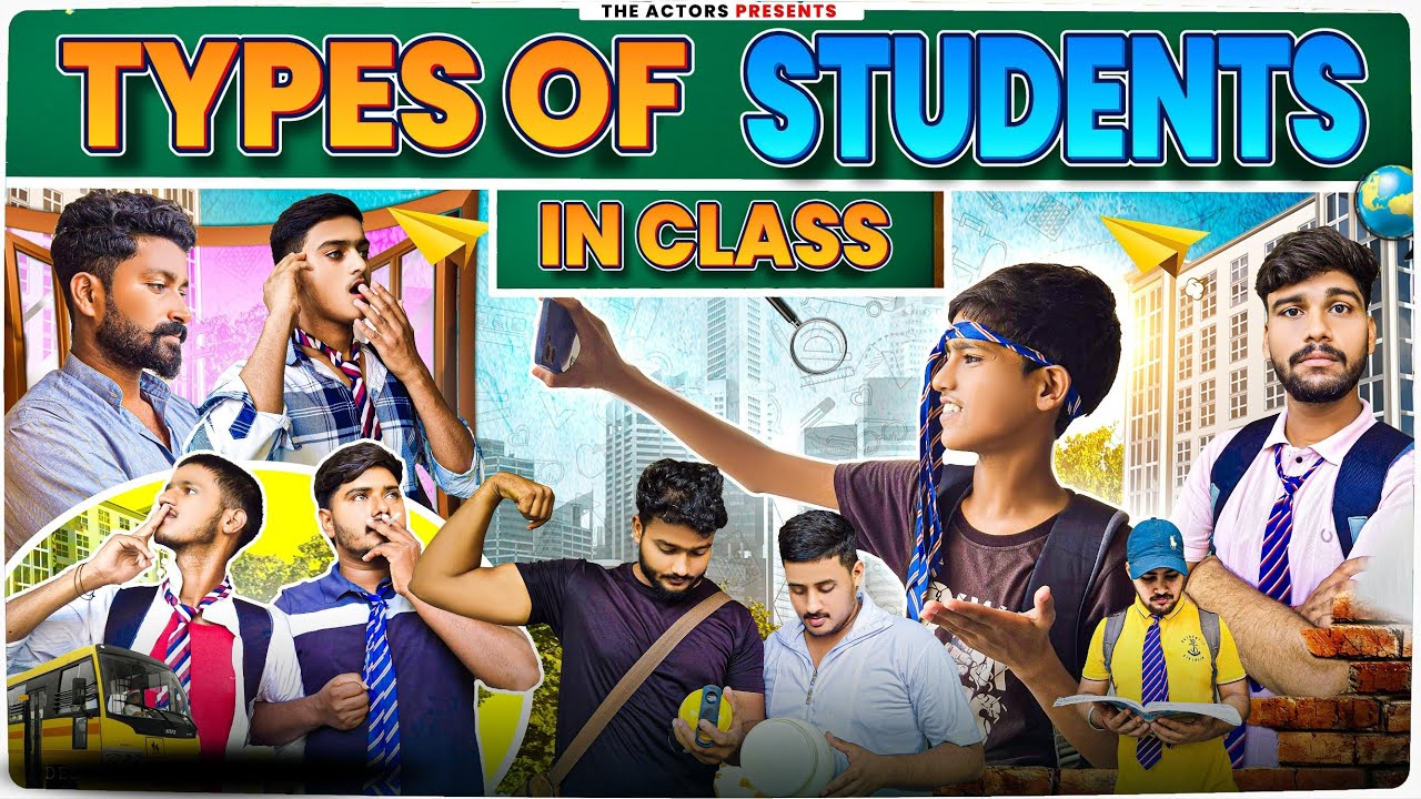 Types of Students in Class || The Actors || TA - YouTube