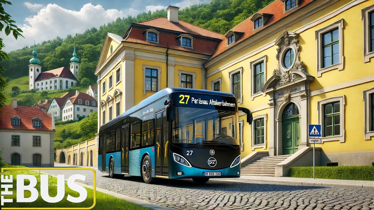 THE BUS | VDL Citea LLE 127 3D | Line 27 | Thrustmaster T300 RS ...
