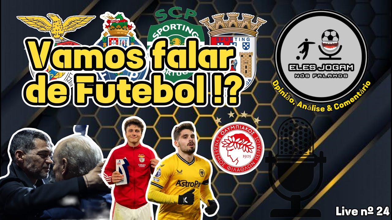 Vamos falar de Futebol !? // Live nº24 // Calendário Liga // Novo Lider ...