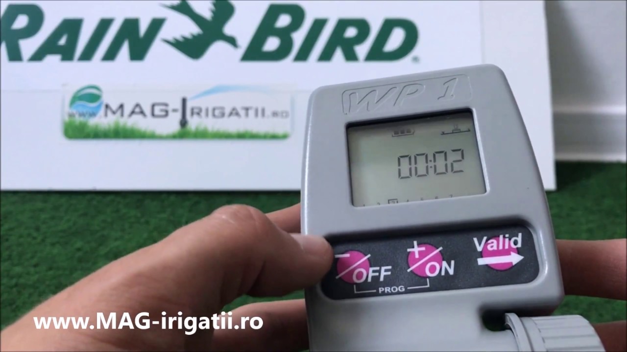 Programator irigatii Rain Bird WP 1. Manual utilizare si programare ...
