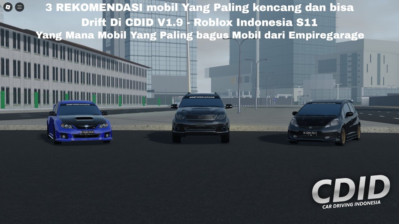 3 REKOMENDASI mobil Yang Paling kencang dan bisa Drift Di CDID V1.9 ...