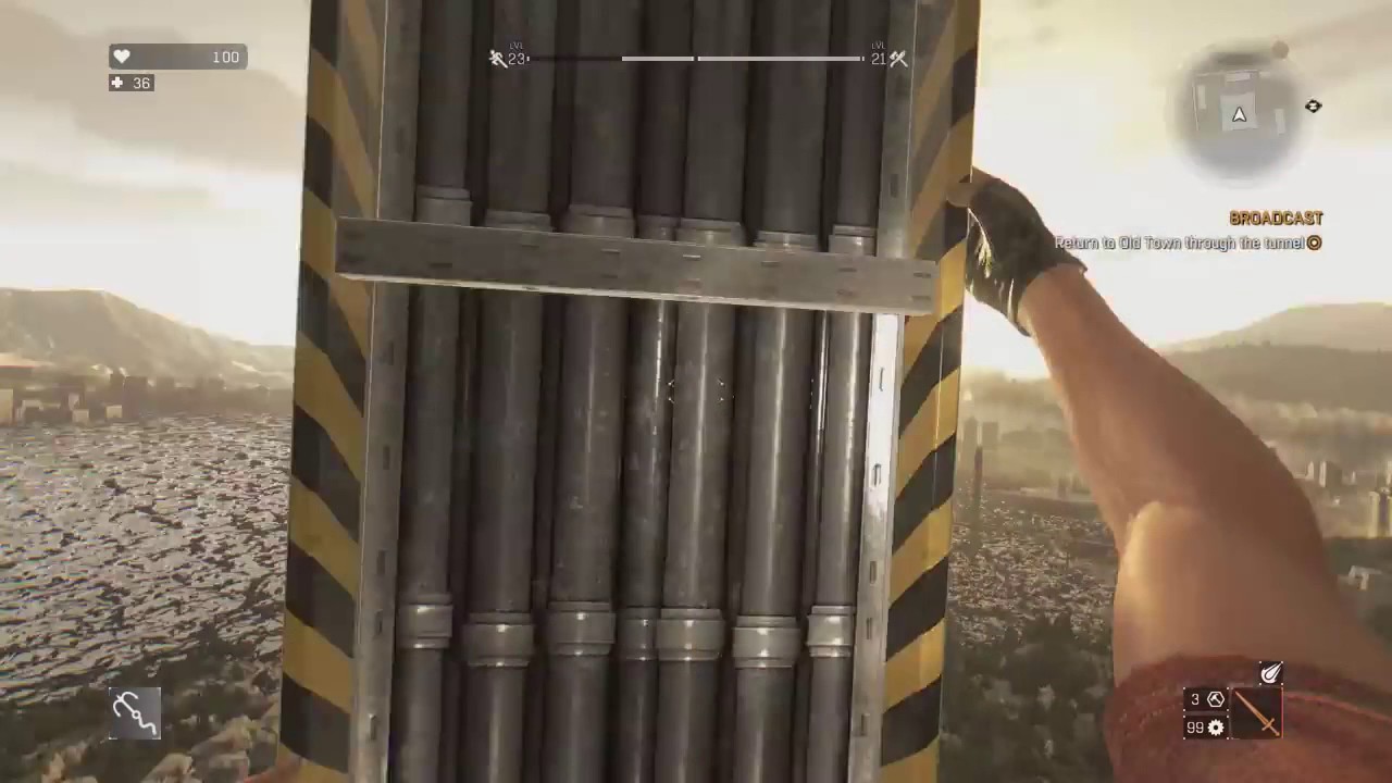 The highest jump in Dying light - YouTube