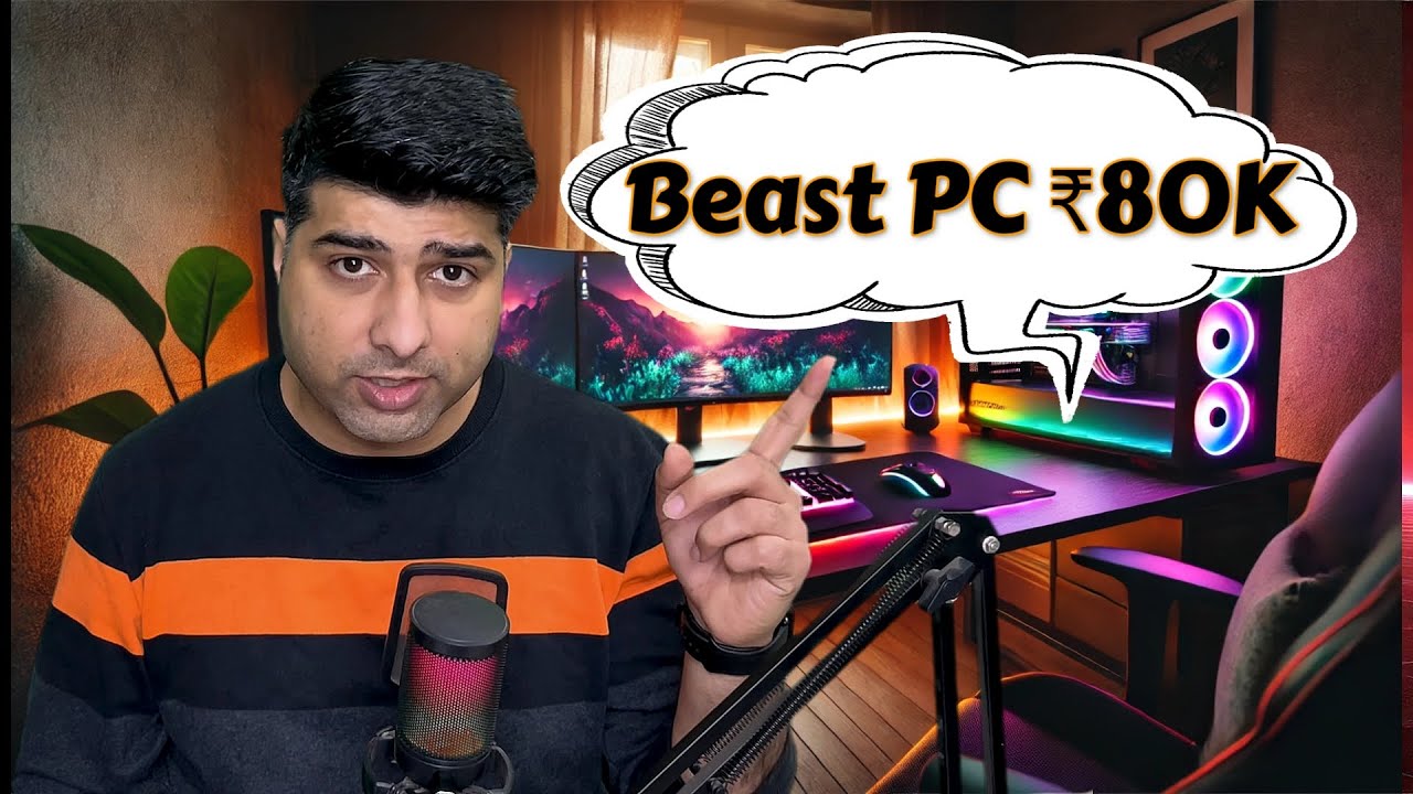 🔥 Beast PC Build Under ₹80K ⚡ Ultimate Gaming & Editing Rig! 🔥 - YouTube