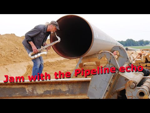 Saxophone jam session with the gas pipeline echo - LAZY AFTERNOON ...