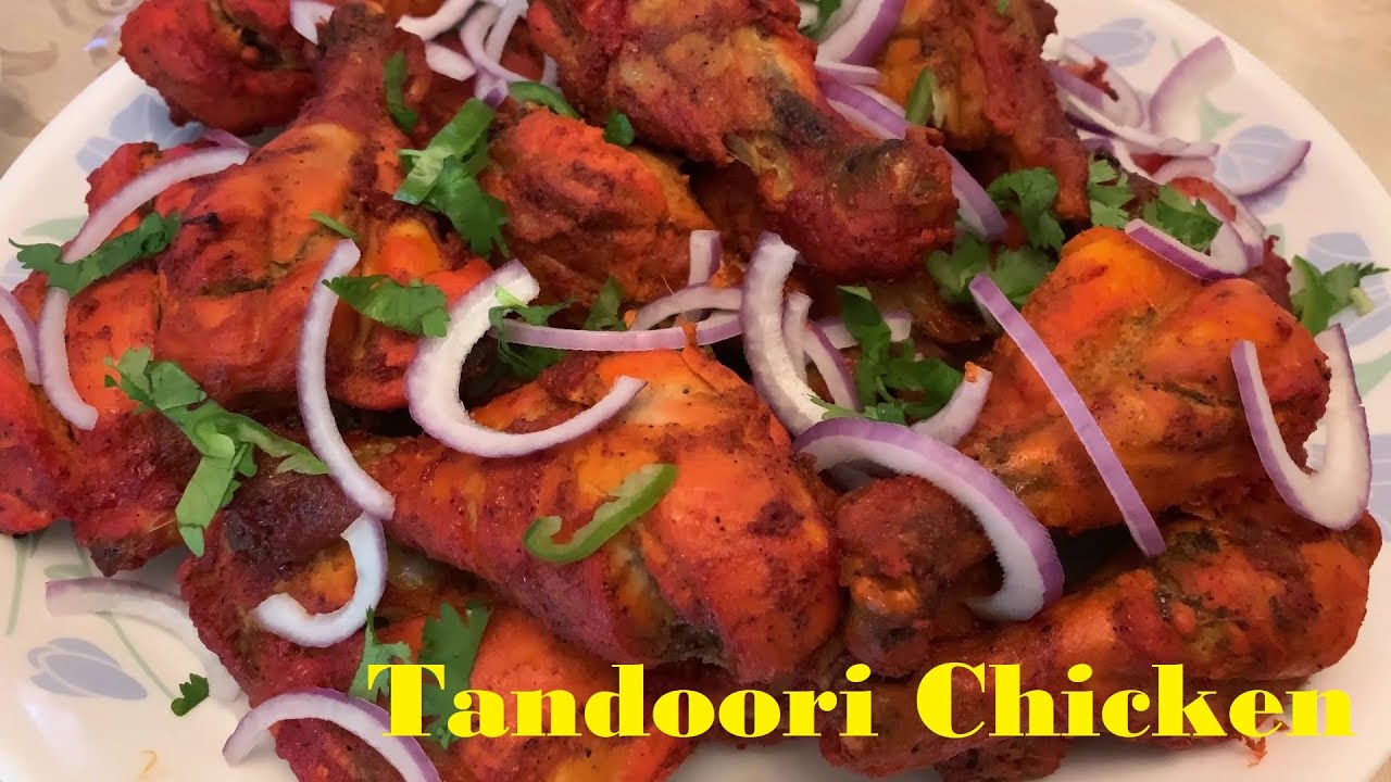 Tandoori Chicken Restaurant Style Recipe (By Cooking with Ariba) - YouTube