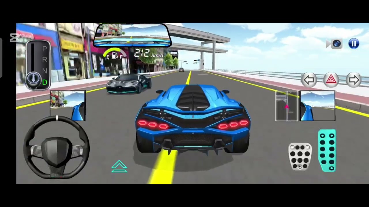 Skilltest #skill test1 # 3d driving classes.# classic game.car driving ...