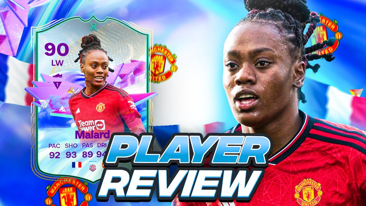 4⭐4⭐ 90 FUTURE STARS EVOLUTION MALARD PLAYER REVIEW | FC 24 Ultimate ...
