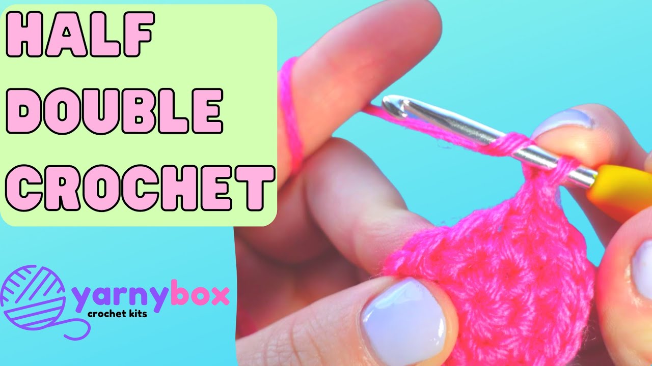 Beginner Tutorial: How to Make a Half Double Crochet Stitch - YouTube