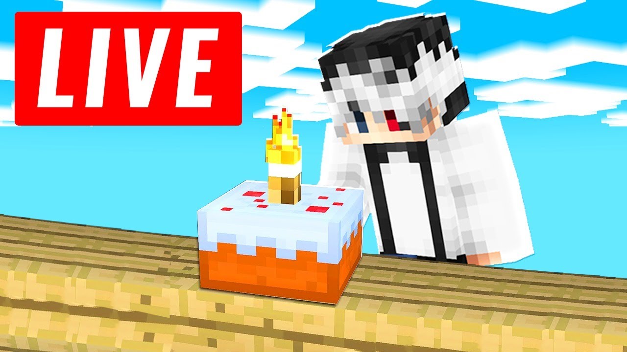 * LIVE * MINECRAFT HORROR- 8 ANI DE YOUTUBE! - YouTube