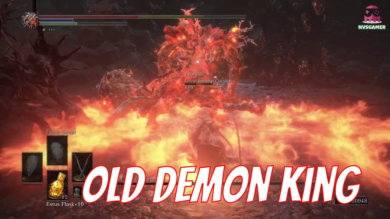 Old Demon King Boss | With Great Swamp Cuculus | Dark Souls 3 - YouTube