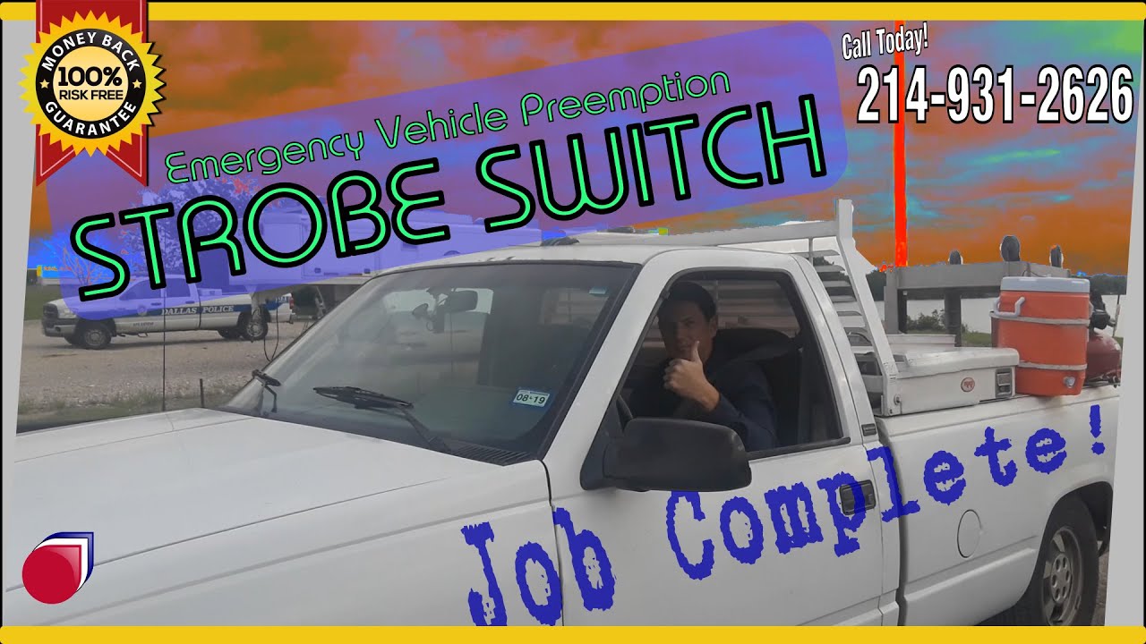 Testing Tomar Emergency Vehicle Preemption Strobeswitch Rowlett, TX ...
