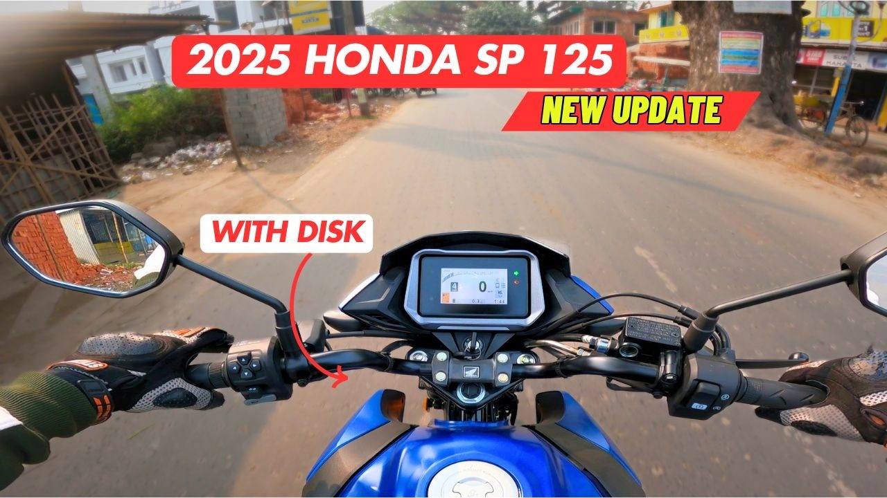 Honda SP125 Disc Brake First Ride Review 2025 New Model | 2025 Honda sp ...