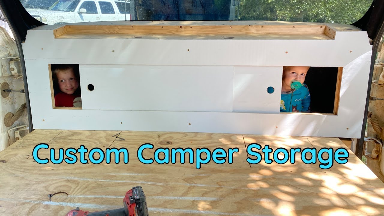 Custom Storage Compartments on the Suburban to Camper Conversion - YouTube