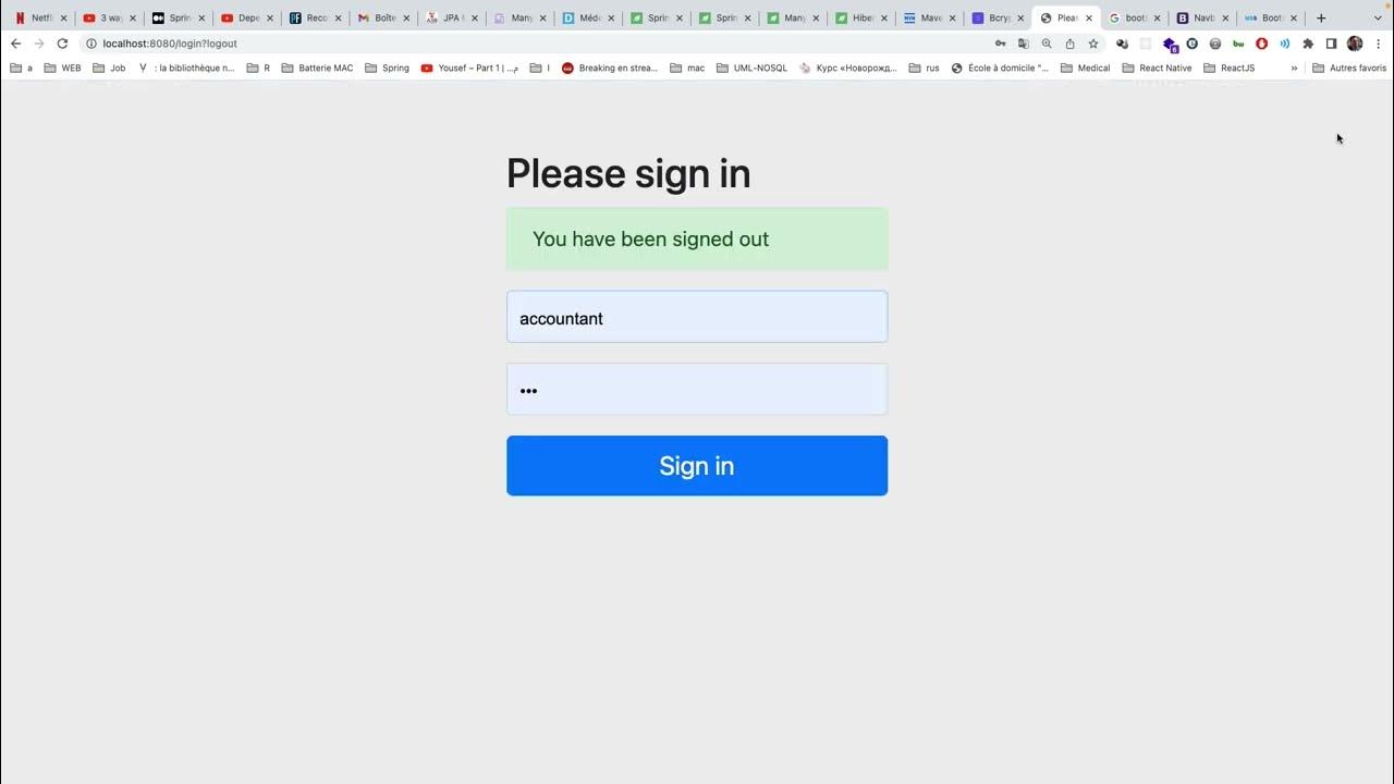 22 - SPRING BOOT 3 - ATELIER - SECURITY (login, logout) - YouTube