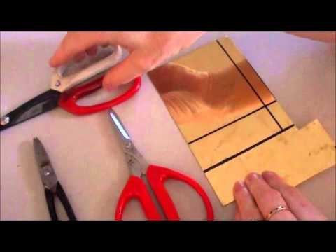 Cutting Metal with Tin Snips - YouTube