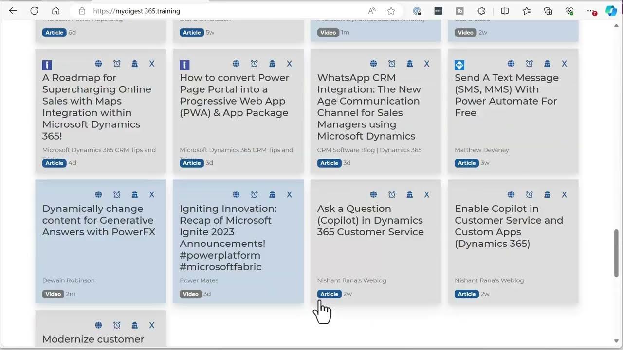 How we use Dataverse Elastic Tables | 365.Training - YouTube
